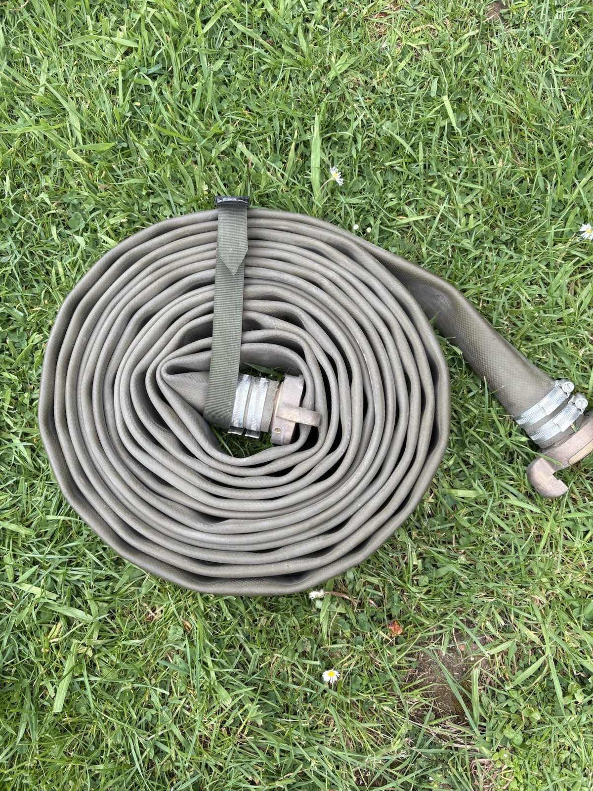 Fire Flood Hose 9M Rescue Lay Flat Pumping Claw Fitting Appliance ...